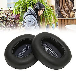 Yoidesu Replacement Ear Pads for JBL, Professional Earpads Cushions for JBL Live 650BTNC Headphone, Noise Reduction Soft Comfortable Ear Cushions(Black)