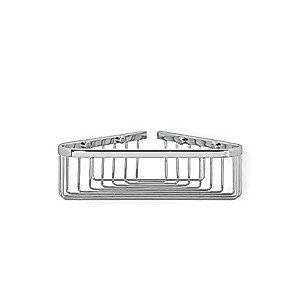 Better Living Products 11251 Bath Boutique Traditional 10-Inch Corner Basket, Chrome