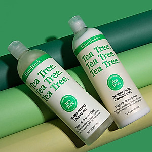 BARE BIOTICS Scalp Refreshing and Invigorating Tea Tree Hair Shampoo, 16 fl. Ounces