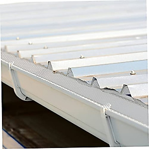 Housoutil 20 Pcs Leaf Filter Roof Gutter Guard Gutter Guard Filter Gutter Cleaning Tool Mesh Sink Strainer Sink Filter Strainer Mesh Filter Gutter Leaf Filter Gutter Blockage Filter Aluminum