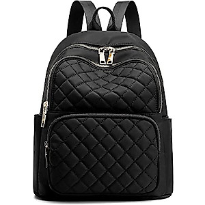 Backpack Purse for Women Small Rucksack Fashion Mini Daypack Shoulder Bag Ladies (black2)