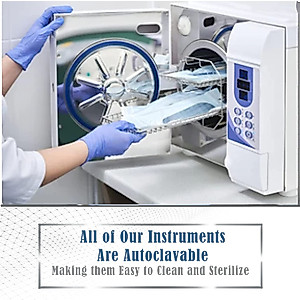 Premium Quality Scalpel Handle, Stainless Steel Lightweight Knife Handle for Laboratory Hospital Home Use - Durable Blade Handle for Craft, DIY Hobby Projects, Carving (Adjustable #3)