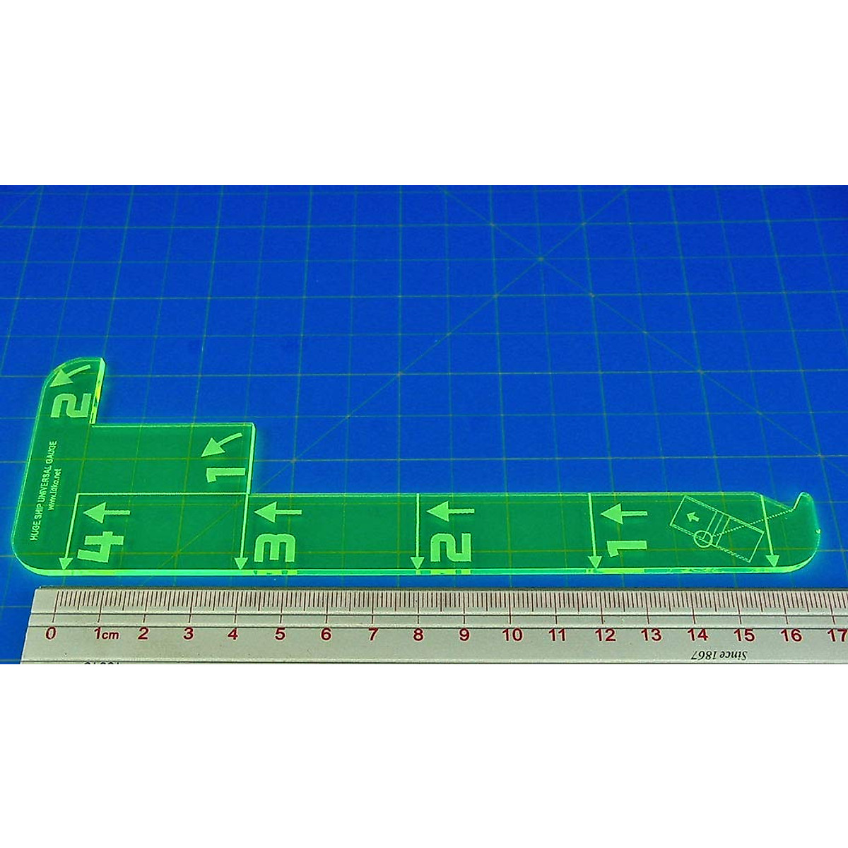 LITKO Space Fighter Huge Ship Universal Maneuver Gauge | Compatible with Star Wars: X-Wing (Fluorescent Green)