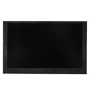 soobu Multi Theme Display Screen, 5in Monitor Set Full Viewing Angle USB Type C Interface Eye Protection 360 Degree Rotation for ITX Chassis (Black)