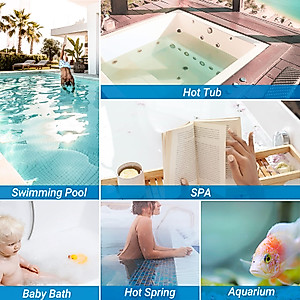 INKBIRD IBS-P01R 2 Wireless Pool Thermometers with Wireless Receiver Set Floating Easy Read, Remote Pool Thermometer for Swimming Pool, Bath Water, and Hot Tubs 2nd Updated Generation