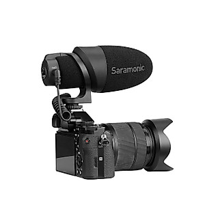 Saramonic Shotgun Microphone for DSLR, Mirrorless, Video Cameras, Smartphones & Tablets (CamMic)