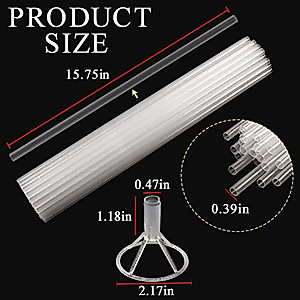 50 Pieces Balloon Sticks With Cups for Bobo Balloons 16" Balloon Holders for Big Latex Stuffing Clear Balloons and Foil Balloons Decorations