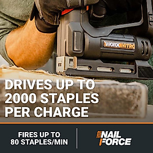 Worx Nitro WX843L 20V Power Share 3/8" Cordless Crown Stapler