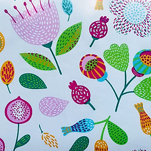 Spring Floral Fabric Squares 10x10, Layer Cake Fabric for Quilting 10 inch, Precut Fabric for Quilting Patchwork Crafting Green Pink(42Pcs)