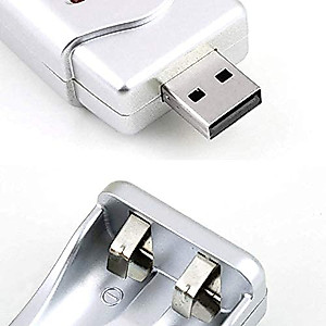 Badger USB Charger for Ni-MH AA AAA 2A 3A Convenient Portable Rechargeable Charging Battery Devices