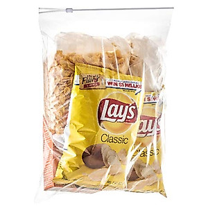 [PACK of 50 ] Extra Large BIG Food & Organization Storage Bags with Easy Open Close SLIDER closure,5 Gallon 18"x 24" Clear, For Travel, Organization, Moving, Meal Prep, Freezer, 2 Mill. Thick