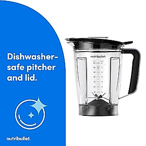 nutribullet SmartSense 5-speed, full-size blender, 1400 Watt- Matte Black