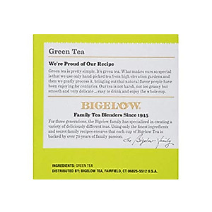 Bigelow Green Tea Keurig K-Cup Pods, Caffeinated, 12 Count (Pack of 6), 72 Total K-Cup Pods