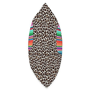 Funny Serape Cactus designs Funny Leopard Cheetah and Serape Cactus Print Throw Pillow, 16x16, Multicolor