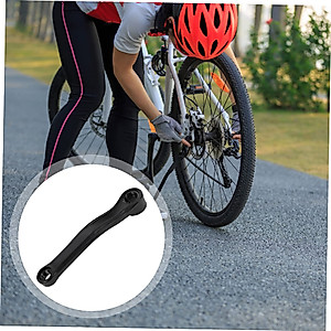 Homoyoyo Bike Crank Partes Road Crank Arm Left Arrache Fixie Tubeless para Rim Tape Simple Cwp Shifter Square Tool Main Crankset Road Round Hole Crank Replacement 1x Sqaure Shaft Low Hub