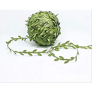 So Cal Pro Artificial Vines, Artificial Eucalyptus Leaf Garland DIY Wild Jungle Decorative Botanical Greenery for Birthday Baby Shower Home Wall Garden Wedding Party Wreaths (Green 252ft)