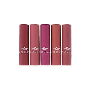 Italia Deluxe Top Five Mousse Matte Lipstick Set Modest Mauves