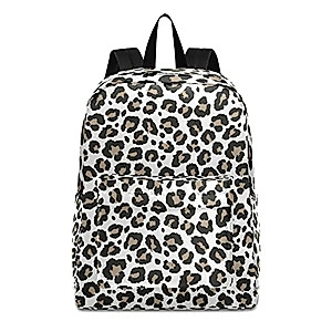 Leopard Cheetah Backpack, Travel Rucksack Lightweight School Bookbag Daypack for Adults Teen Students Boys Girls