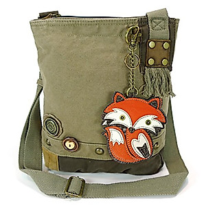 Chala Handbag Canvas Crossbody Messenger Bags - FOX (Olive)