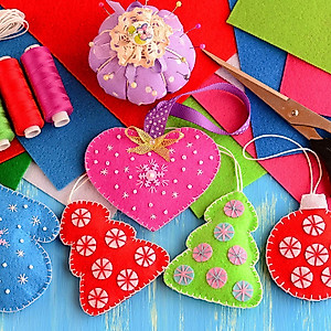 Whaline 18Pcs Brown Felt Fabric Sheets Assorted Soft Thick Craft Felt Pack for DIY Craft Sewing Patchwork Art Projects, 7.9 x 11.8 Inch