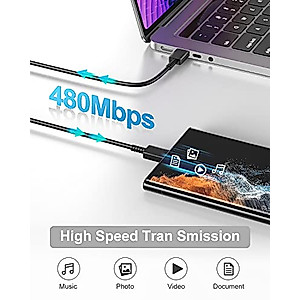 Type C Charger Fast Charging,2Pack 25W Android Phone Super Fast Charger Block with 5Ft USB C Cable for Samsung Galaxy S23 Ultra/S23/S23+/S22/S22 Ultra/S22+/S21 Ultra/S20 Ultra/Note 20/Note10