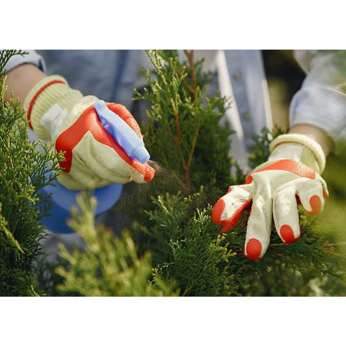 DOMPEL Trigger Sprayers valves, color white, thread 28/410, made with stainless steel springs and glass balls, with spray and stream Model 101D. (Spray heads only, bottles not included) (2)