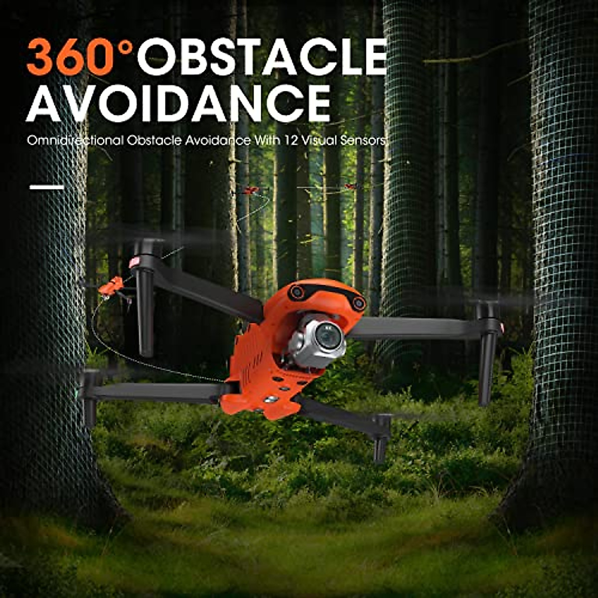 Autel Robotics EVO 2 Pro V3 Drone: 2023 Newest EVO II Pro V3 Rugged Bundle, Son-y 1" CMOS Sensor & 6K HDR Video, Moonlight Algorithm 2.0, Max. ISO 44000,12-Bit DNG, F2.8 - F11 Aperture, (Worth $759) 6.4" Smart Controller SE, 15KM Image Transmission, SkyLi