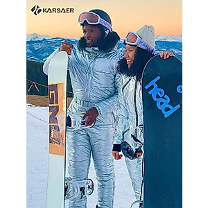 Karsaer Ski Goggles Anti-Fog Snow Goggles OTG 100% UV Protection Snowboard Goggles Bendable Dual-Lenses for Men Women Youth