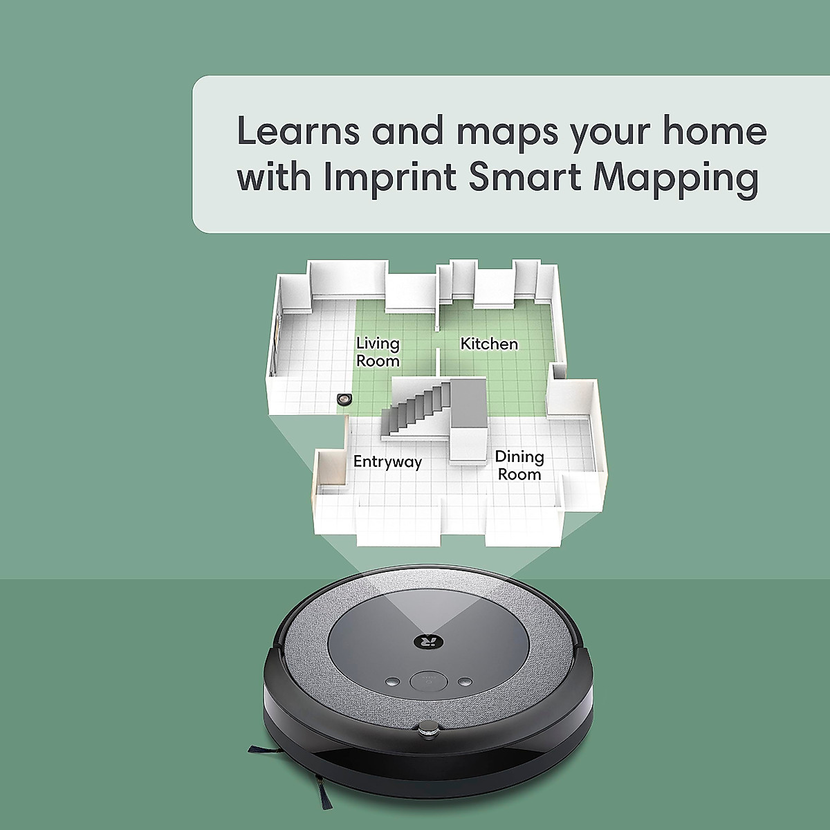 iRobot Roomba Combo i5+ Self-Emptying Robot Vacuum and Mop, Clean by Room with Smart Mapping, Empties Itself for Up to 60 Days, Works with Alexa, Personalized Cleaning OS