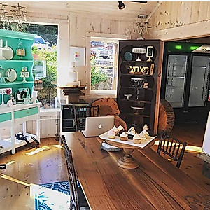 14 inch Wood cake stand Wedding cake display Rustic cupcake holder Donuts pedestal Barn table decoration for birthdays, baby showers