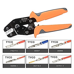 iCrimp SN-48B Pin Crimping Tools 3.96/4.8/5.08/6.3 mm 26-16AWG Crimper 0.14-1.5mm² for Dupont & JST-SM Molex Connectors and Terminals