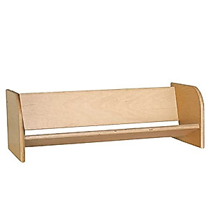 Wood Designs WD13900 Book Display Rack, 8 x 24 x 10" (H x W x D)