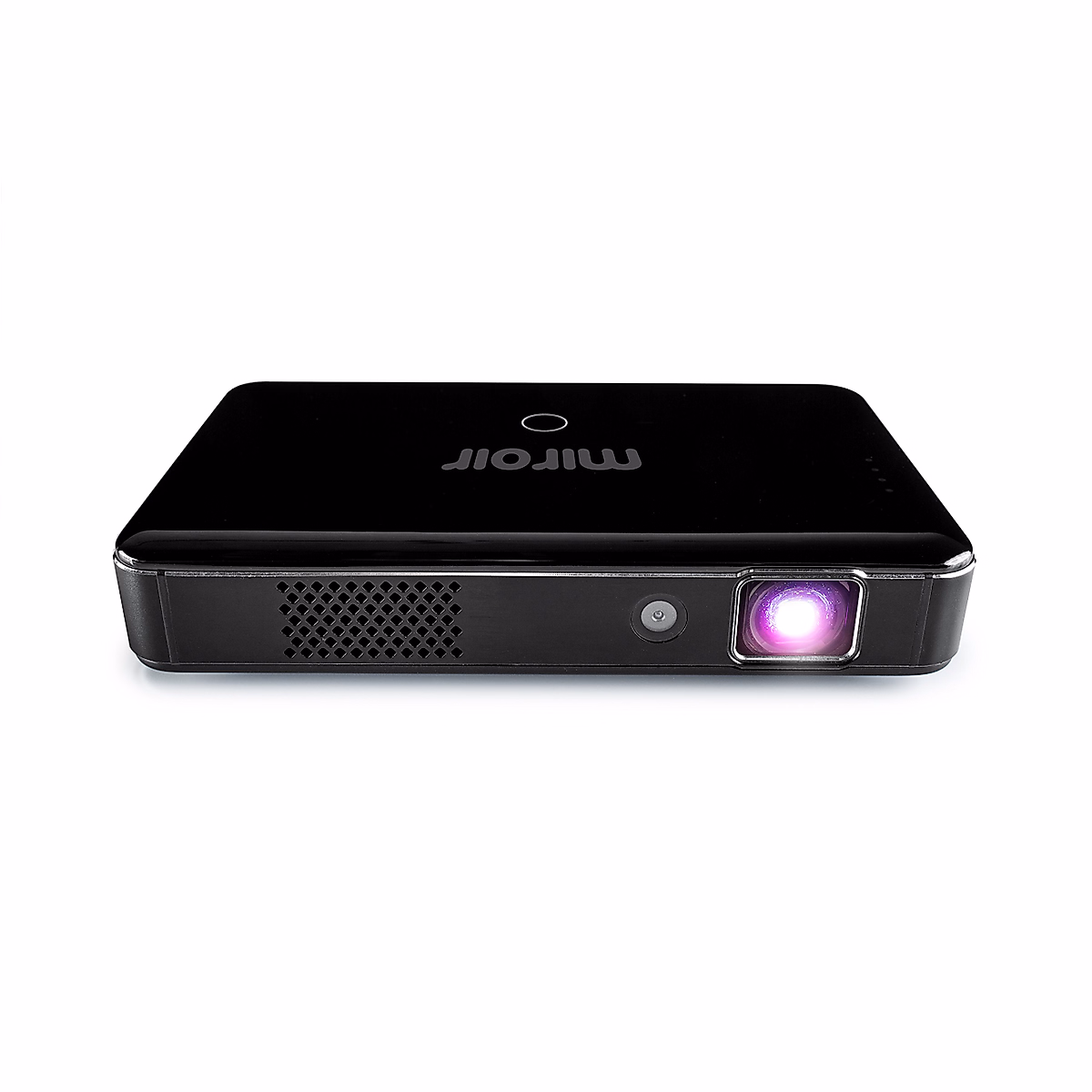 Miroir M220 HD Pro Portable LED Projector |Auto Focus |USB – C Charge & Video |Up to 2 Hour Rechargeable Battery |Native Resolution 1280 x 720p | Supports 1080p Input