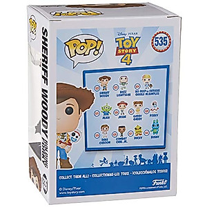 POP! Funko Disney Pixar Toy Story 4 Sheriff Woody Holding FORKY Vinyl Exclusive #535