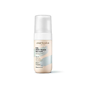 Evereden Kids Face Wash: Fresh Pomelo, 3.4 fl oz. | Plant Based and Natural Skin Care for Kids | Clean and Non-toxic Face Wash for Kids | Multi-Vitamin Kids Skin Care