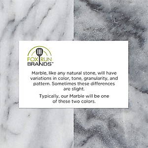 Fox Run 3829 Marble Pastry Board White, 16 x 20 x 0.75 inches