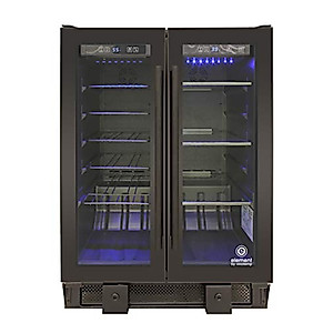 Vinotemp EL-BWC102-02 Touch Screen Beverage Wine Cooler, Black