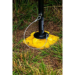Camco RV Tongue Jack Stand | Distributes Your Trailer Weight Evenly | Compatible with 2-inch and 6-inch Diameter Tongue Jacks | Features a 3,500 lb. Weight Rating (44636)