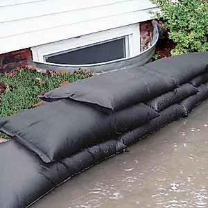 Quick Dam Grab & Go Flood Kit includes 20- 2ft Flood Bags in Bucket , Black , 1 Kit - QDGGFB-20