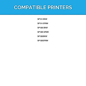 LD Compatible Toner Cartridge Replacement for Ricoh 407245 SP311HE High Yield (Black, 2-Pack)