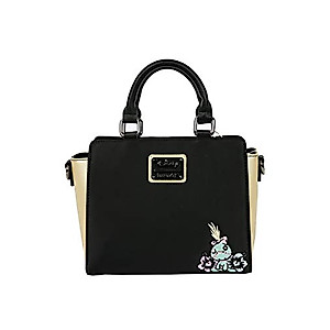 Loungefly Disney Stitch Satin Faux Leather Crossbody Bag, Blue, Small