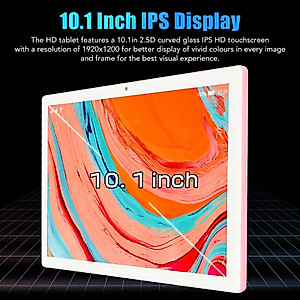 TOPINCN Gaming Tablet, 4G LTE Octa Core CPU Office Tablet 10.1 Inch Dual Camera 8GB RAM 128GB ROM for Study (US Plug)