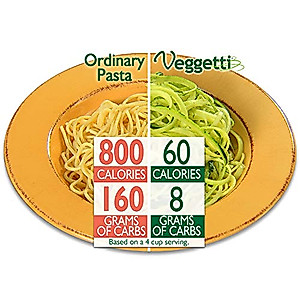 Veggetti Spiral Vegetable Slicer, Makes Veggie Pasta