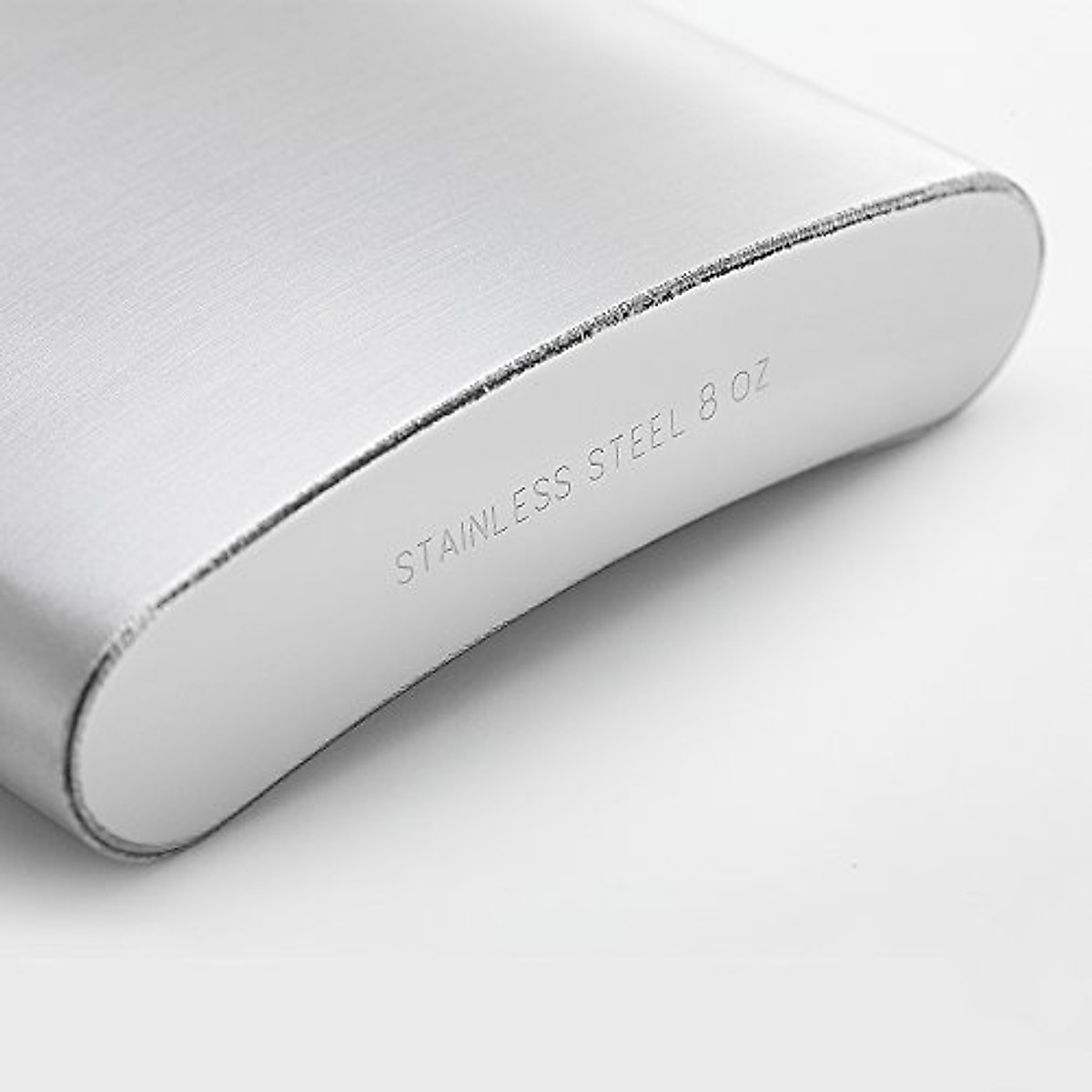 3 Pcs 8 oz Hip Stainless Steel Flask & Funnel Set by QLL, Easy Pour Funnel is Included, Perfect Flask that Fits Great in Jacket Pockets and Pants