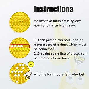 Fidget Sensory Toy Its Pushit Pop Bubble - Rainbow Games, Stress Toys, 3 Packs for Children and Adults Fidget Stress Relief - 3 Shapes Fidget It - Circle Square Octagon