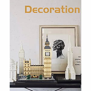 dOvOb Real Big Ben Micro Building Blocks Set (3600PCS) - World Famous Architectural Model Toys Gifts for Kid and Adult