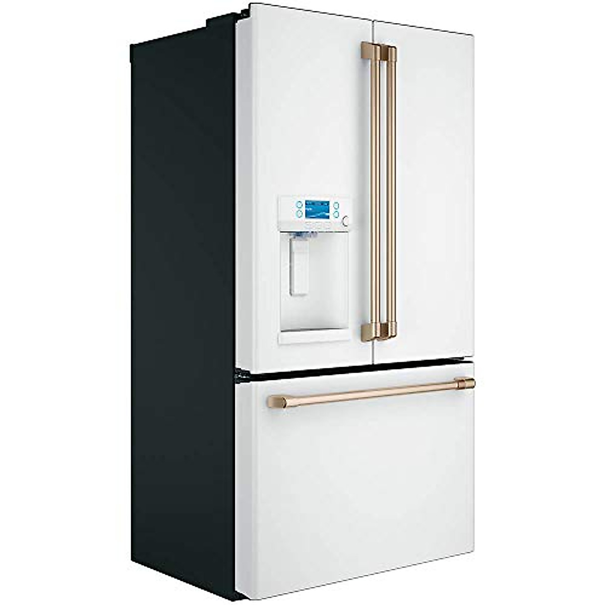 CAFE GE CYE22TP4MW2 Caf0233 22 Cu.Ft. Matte White Counter-Depth French Door Refrigerator