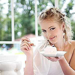 MT Products 12 oz. Clear Plastic Disposable Banana Split Boats/Perfect Size/Great Party Dish (30 Pieces) - Made in The USA