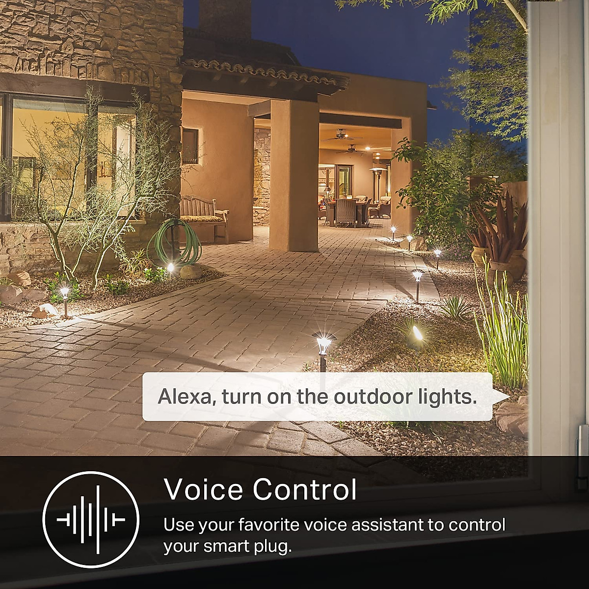 Kasa Outdoor Smart Plug, Smart Home Wi-Fi Outlet with 2 Sockets, IP64 Weather Resistance, Compatible with Alexa, Google Home & IFTTT, No Hub Required, ETL Certified(EP40)