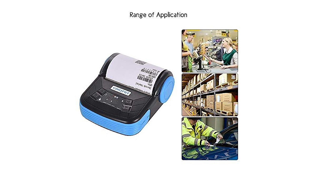 BISOFICE POS Printer MTP-3: Portable 80mm Bluetooth Thermal Printer